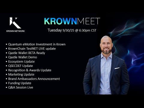 Krown Network - Homepage